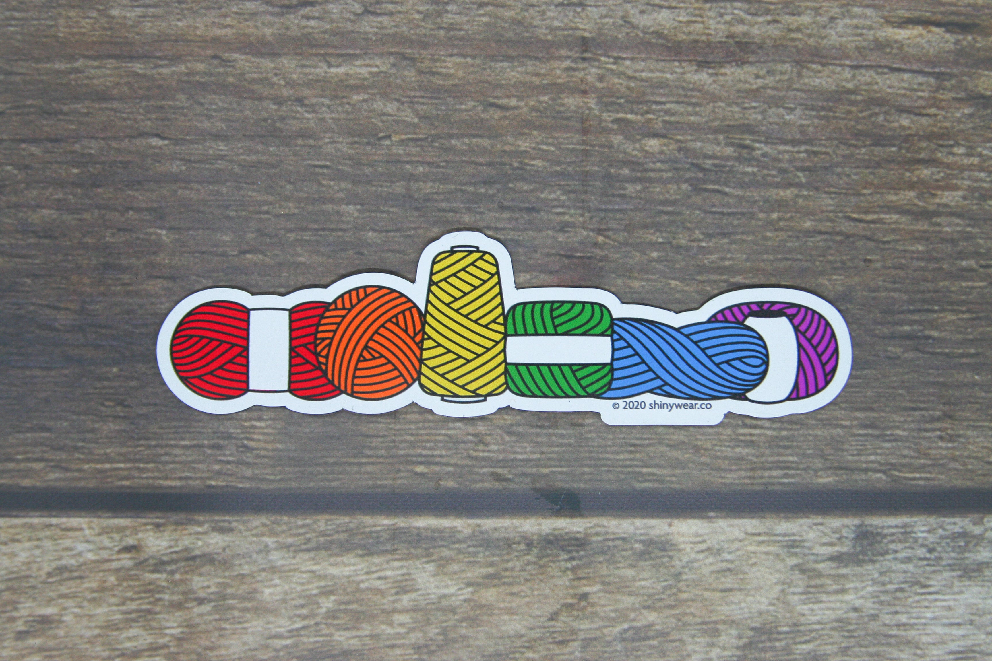 Yarn Pride sticker – shinywear co